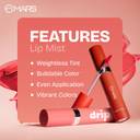 MARS Drip Lip Mist for Women | Dual Function | Buildable Color | Glossy ...