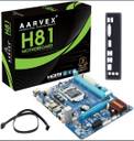 AARVEX H81 LGA 1150Socket ATX Intel H81 Express Chipset DDR3 ...