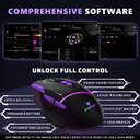 EVOFOX Banshee 3 Mode Wireless Ambidextrous Optical Gaming Mouse with ...
