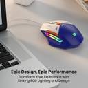 Portronics Vader Gaming Mouse with 6 Buttons, Thumb Support, RGB Lights ...