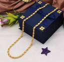 TOYONIX High Quality Gold Plated Thin Jalebi Design Necklace Chain Gold ...