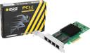 eira PCIe x4 to 4-Port Gigabit Lan Card (Intel i350 Chipset) ER4029 ...