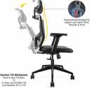 ASTRIDE Ryzen High Back Office Chair,2D Adj. Arm & Lumbar Support ...