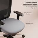 GREEN SOUL Jupiter Superb High Back Ergonomic Chair|Home, Office|2D ...