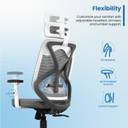 Vergo Transform Prime High Back Office Chair for Home, Ergonomic ...