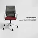 Godrej Interio Vurv Mid Back Fabric Office Arm Chair Price in India ...