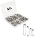 Flipkart.com | Mr. Pen Assorted Safety Pins 200 Pack Small Large Safety ...