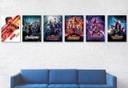 Pack of 20 Marvel movie Posters Glossy |HD+ Photos Self Adhesive | Room ...