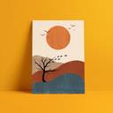 A4 Size Scenery Poster for Wall Decoration Paper Print - Decorative ...