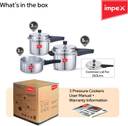 IMPEX Induction Base Combo 2 L, 3 L, 5 L Induction Bottom Pressure ...