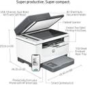 HP LaserJet MFP M233SDW Multi-function WiFi Monochrome Laser Printer ...