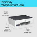 HP Smart Tank 210 Single Function WiFi Color Ink Tank Printer with 1 ...