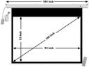 BIG VUE 106 Inch, 16:9 Ratio Motorized Screen - Home, School, Office ...