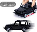 Storex Premium Black Thar: Diecast Metal Toy Car with Openable Doors ...