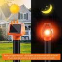 IBRAH Ultrasonic Solar Power Wave Mouse Snake Repeller Ultrasonic ...