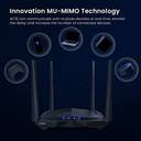 wireless tenda AC 10 Wireless Router 2.4 GHz, 5 GHz 1200 Mbps Wifi ...