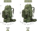 Tripole Colonel Pro Metal Frame Rucksack | Front Opening | Detachable ...