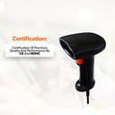 Impact by Honeywell WIRELESS 2D BARCODE SCANNER IHS520BT Wireless 2D ...