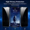 KLAH Tempered Glass Guard for Apple iPhone 17 Pro, With Anti Spy ...