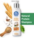 The Moms Co. Natural Protein Shampoo Silk & Wheat Protein| For ...
