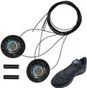 HASTHIP Rotating Automatic Buckle Shoes Laces,1.2m Black Lock Shoe ...