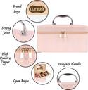 PREVAILER Ikera WavePattern Vanity Case – Blush Pink Makeup And ...