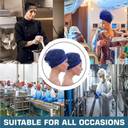 C-Cure Mesh Hair Net Cap Protective Hair Nets (Blue Mesh, Pack of 10Pcs ...