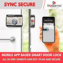 Robsync Metal Electronic Door Lock with Inbuilt WiFi Controller Device ...