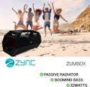 Buy Zync Zumbox Black Boombox Portable Home Audio Outdoor & Indoor ...