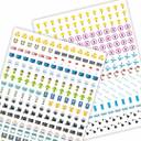 CVANU 30 cm Switch ID Clear Vinyl Labels 2-A4 Sheet for_Electric Board ...