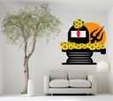 GN DECOR 45 cm Lord Shiva Shivling with Trishul & Flowers for Home ...
