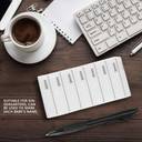 PROBEROS 8.3 cm 200Pcs Name Labels Writable Iron On Clothing Labels ...