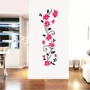 Decal O Decal 100 cm Pink Floral Vine Art Wall Stickers (PVC Vinyl ...