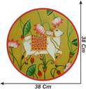 Hetshree Decor 15 inch Vintage Pichwai art Cow Lotus Flower Wall ...