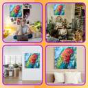 Obita 18 inch Kakapo_Origami 3D Animals Decorative Wall Sticker for ...