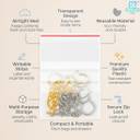 SIMANDHAR PACK Transparent Zip Lock Bag for Food and Jewellery ...