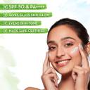 Mamaearth Sunscreen - SPF 50 PA++++ Rice Water Dewy Sunscreen with Rice ...