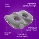 Frido Orthopedic Socket Seat Cushion with Cooling Gel for Tailbone and ...