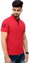 KKJH Solid Men Polo Neck Red T-Shirt - Buy KKJH Solid Men Polo Neck Red ...