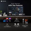 MOTOROLA 109 cm (43 inch) QLED Ultra HD (4K) Smart Google TV 2025 ...