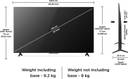 TCL T6C 139 cm (55 inch) QLED Ultra HD (4K) Smart Google TV 2025 ...