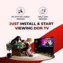 Dor 109 cm (43 inch) QLED Ultra HD (4K) Smart Dor OS TV With 24+ OTT ...