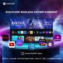 MOTOROLA 109 cm (43 inch) QLED Full HD Smart Google TV 2025 Edition ...