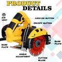 Digital Craft Electric Marble Cutter 5-Inch Blade – Adjustable Depth ...