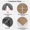 Cheston Interlocking Tiles, Wooden Floor Sheets for Indoor/Outdoor ...