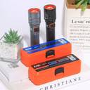 MZ 035 (ZOOMABLE METAL)5 Modes Flashlight, Super Bright Cree T6 LED ...