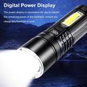 CICASTO Portable Rechargeable LED Torch with Side Work Light Torch ...