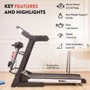 FITKIT by Cult FT200M 4.5HP Peak Max Weight: 110Kg & 12 Preset Program ...