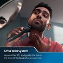 PHILIPS BT3441/30 Patented Beardsense Tech, Lift & Trim Tech Waterproof ...