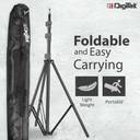 DIGITEK Lightweight & Portable 9 Feet Aluminum Alloy Studio Light Stand ...